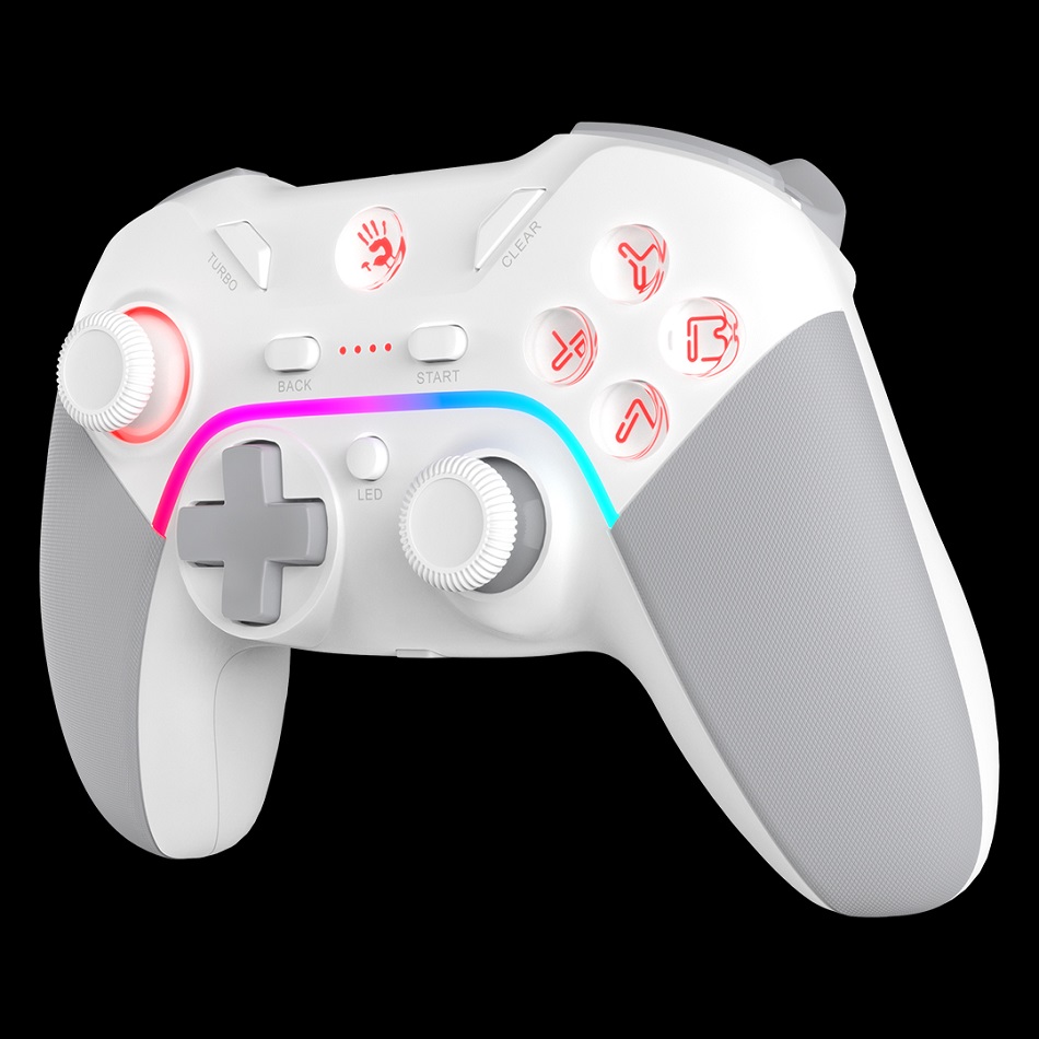 Game Pad A4 Bloody GPW70 Wireless Sports White RGB for PS3/PC/Switch ...