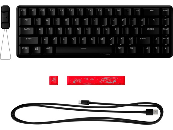 Keyboard HyperX Alloy Origins 65 Mechanical Gaming Red Switch - Анхоч