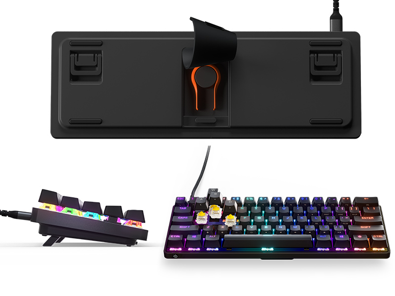 Keyboard SteelSeries Apex 9 Mini Mechanical 60% RGB USB Type-C Gaming ...