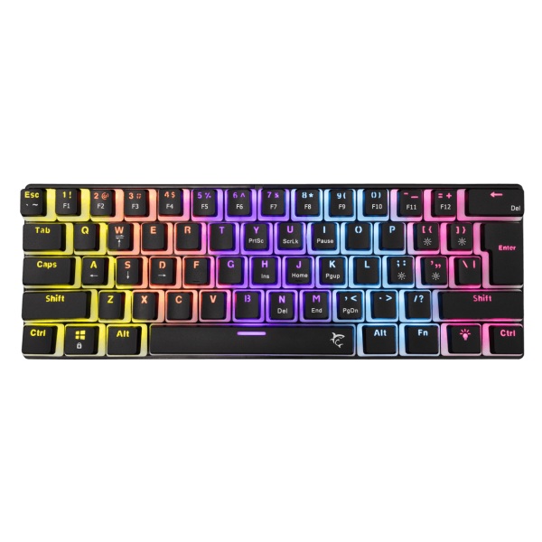 Keyboard White Shark Gaming Ashiko 2 RGB Mechanical Red Switch - Анхоч