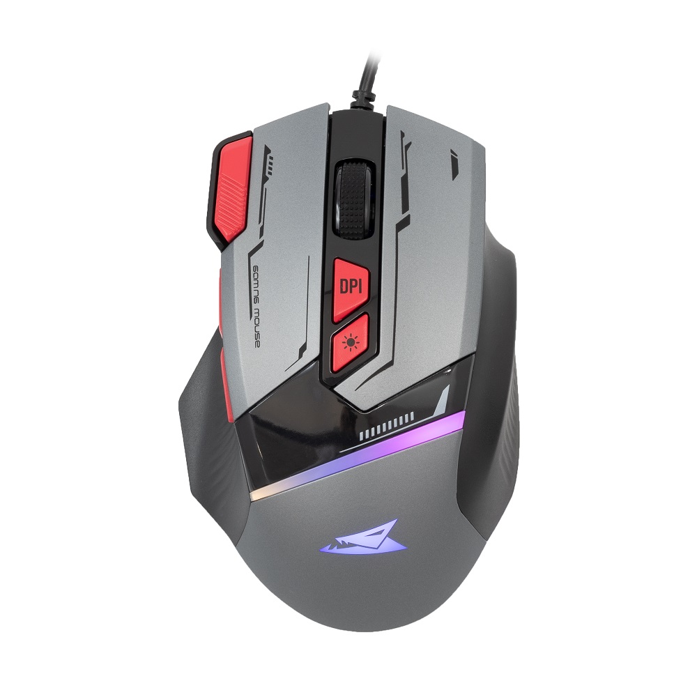 Mouse Baracuda Gaming Manta 12800DPI Grey - Анхоч