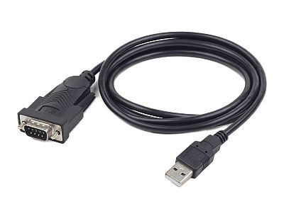 USB to serial port conv. DB9M/USB A plug UAS-DB9M-02 Black - Анхоч
